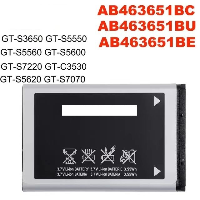 100% Original Battery of Samsung S3650，S5600，C3510，B3410，C3222 ...