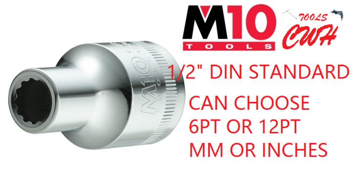 MM INCHES M10 DIN STANDARD SOCKET NUT DRIVER | Lazada