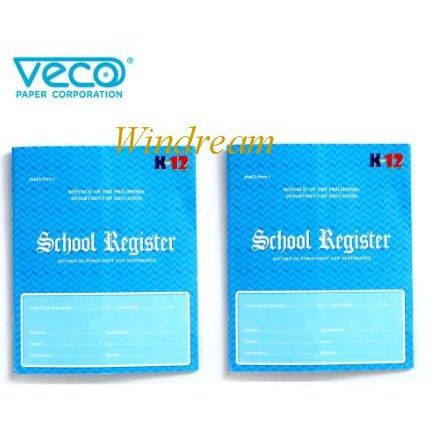 Veco School Register (DEPED FORM 1) 7inx8.5in 50lvs | Lazada PH