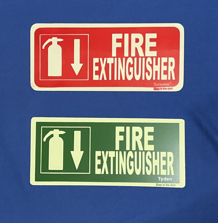 A-Mart Glow in the Dark High Impact Plastic Fire Extinguisher ...