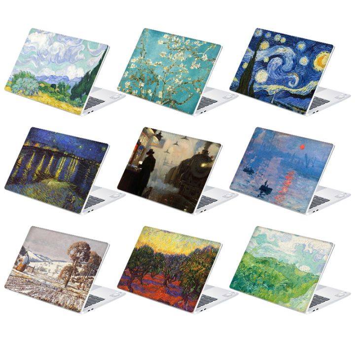 1pc DIY laptop stickers art laptop skin,Oil painting cover,10-17.3 inch ...