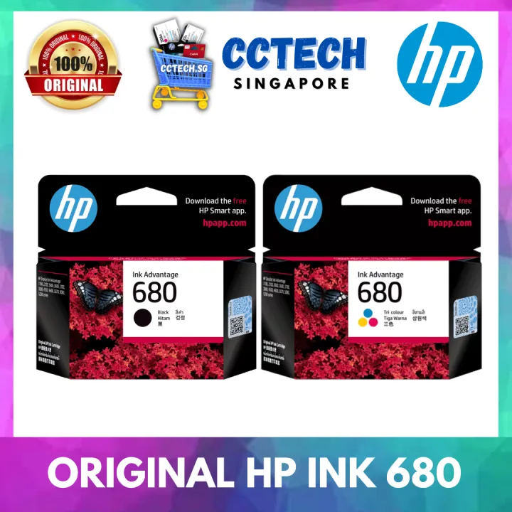 ORIGINAL HP 682 Black Tri-Color Ink Cartridge - SG Ready Stocks ...