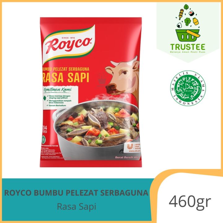 Royco Bumbu Pelezat Serbaguna / Bumbu Kaldu Penyedap Rasa Sapi 460gr ...