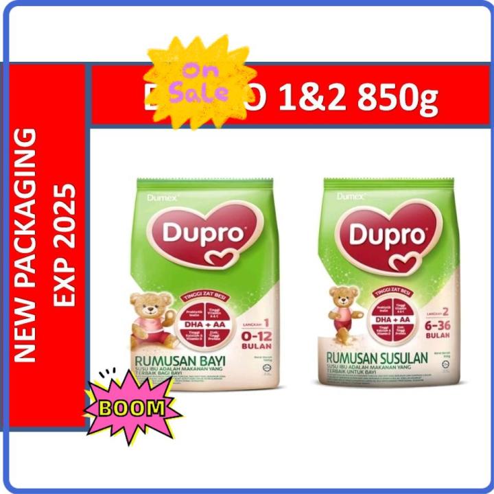 Big promotion ♢EXP 2025 Dumex DUPRO Step 1 850g EXP 2024 DUPRO Step 2 ...