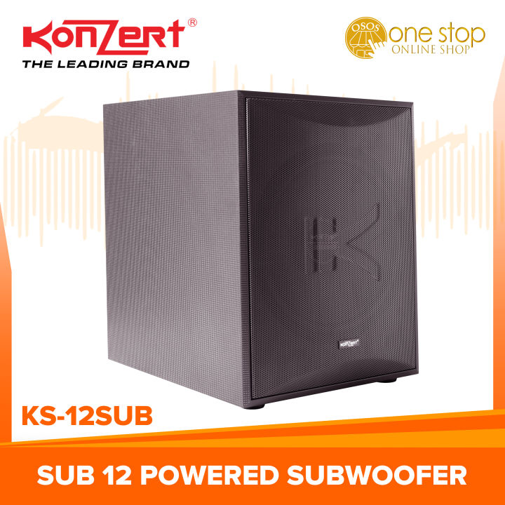 Konzert Original KS-12SUB Powered / Active Subwoofer 12" 300W •OSOS ...