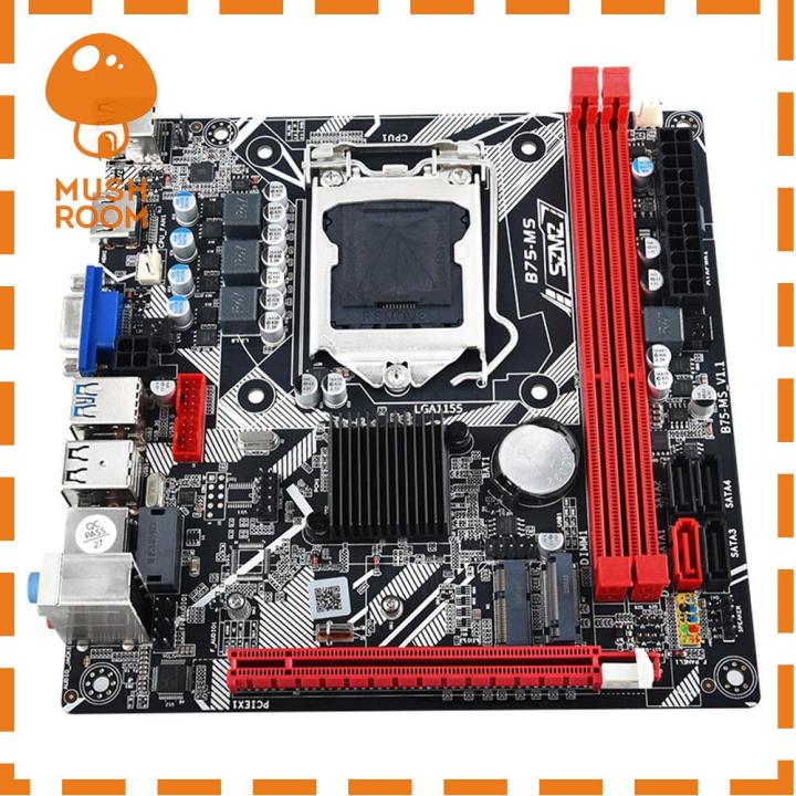HDMI-compatible/VGA/NVME M.2 B75-MS Motherboard WIFI Support 24Pin LGA 1155 USB3.0 SATA3.0 ...
