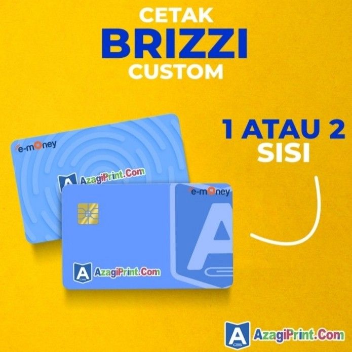 Cetak E-MONEY custum parkir Etoll Flazz Design suka suka | Lazada Indonesia
