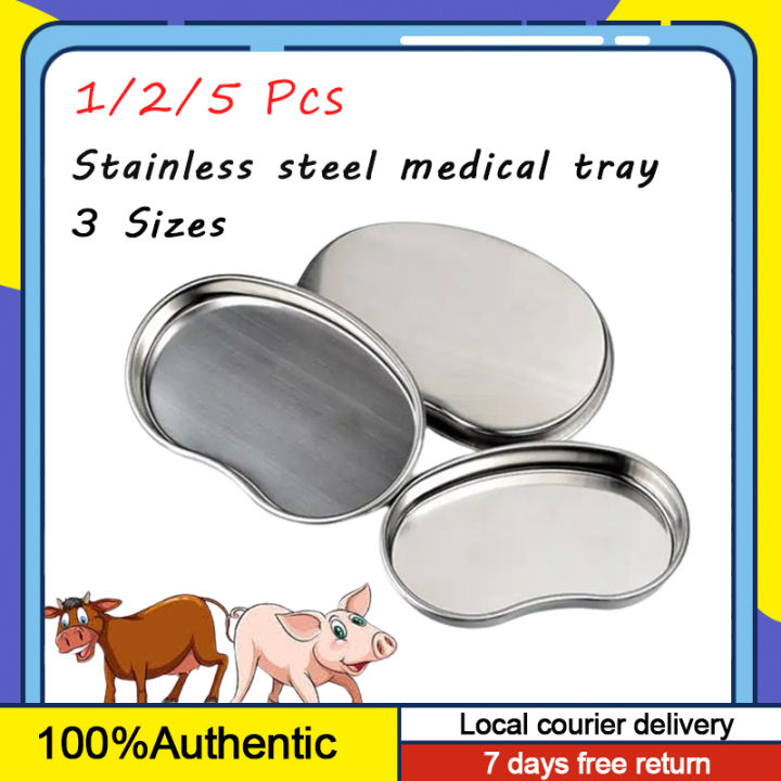 Stainless Steel Veterinary Medical Tray Surgical Bending Kidney Shaped ...