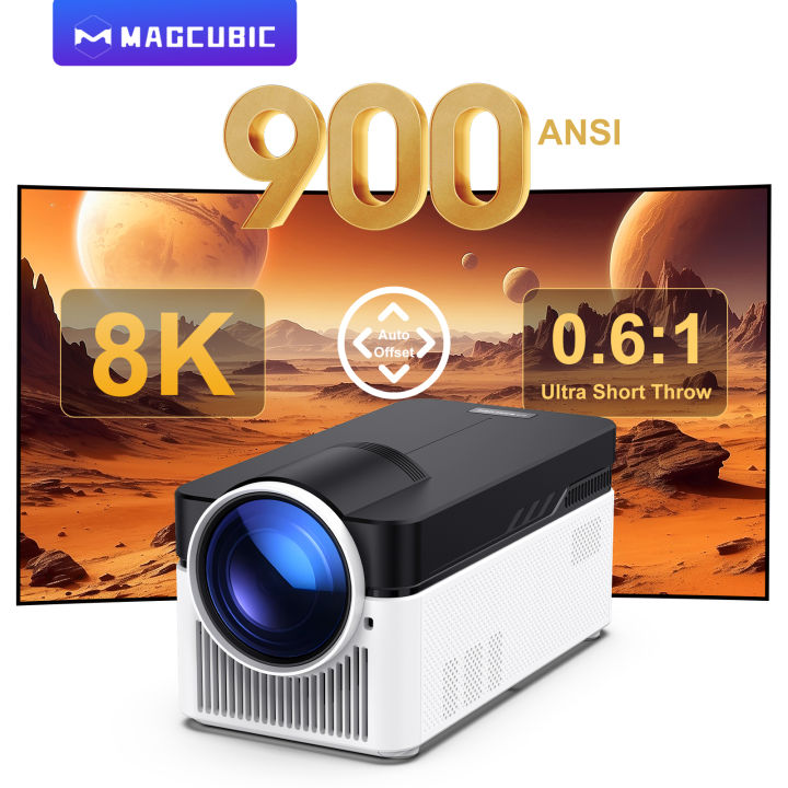 Magcubic Ultra Short Throw HY450 Projector with Auto Offset 8K 4K 1080P ...