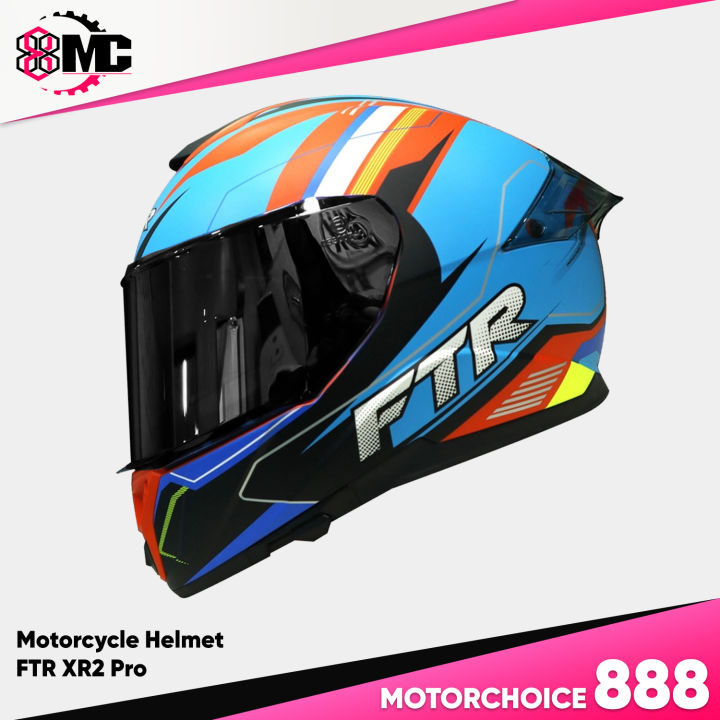 FTR Helmets X-Trail Full Face Dual Visor | MotorChoice 888 | Lazada PH