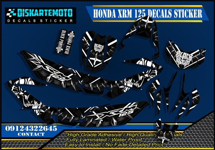 Honda Xrm 125 motard Decals Sticker | Lazada PH
