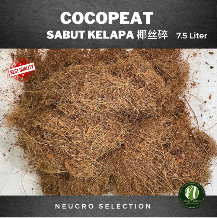 Serbuk Sabut Kelapa Halus Neugro 7L Tanaman Fertigasi Cocopeat 7L ...