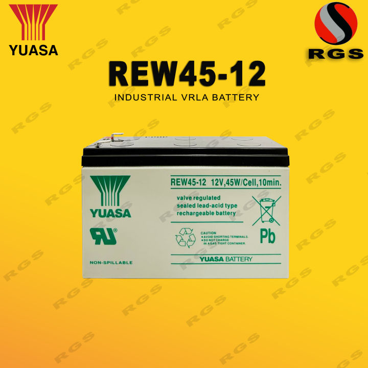 Yuasa REW45-12 VRLA Industrial Battery | Lazada PH