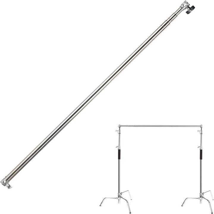 Stainless Steel Telescopic Backdrop Stand Horizontal Bar Adjustable C ...