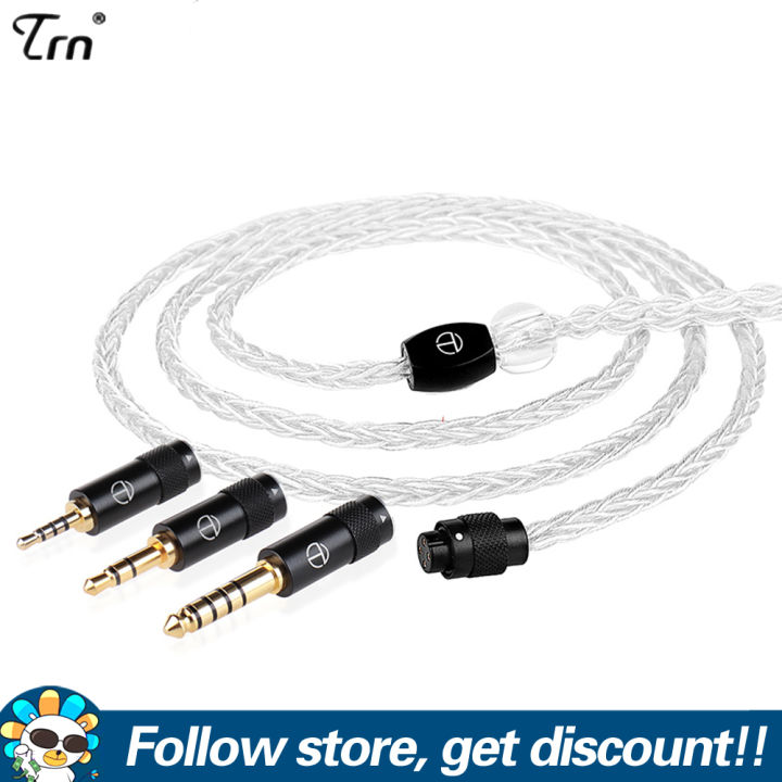 FAAEAL TRN TN Earphone Cable 8 Core High-Purity Oxygen Copper With ...