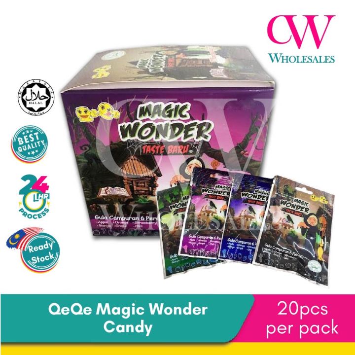 QeQe Magic Wonder Candy Gula Gula Campuran 6 Perasa | Lazada