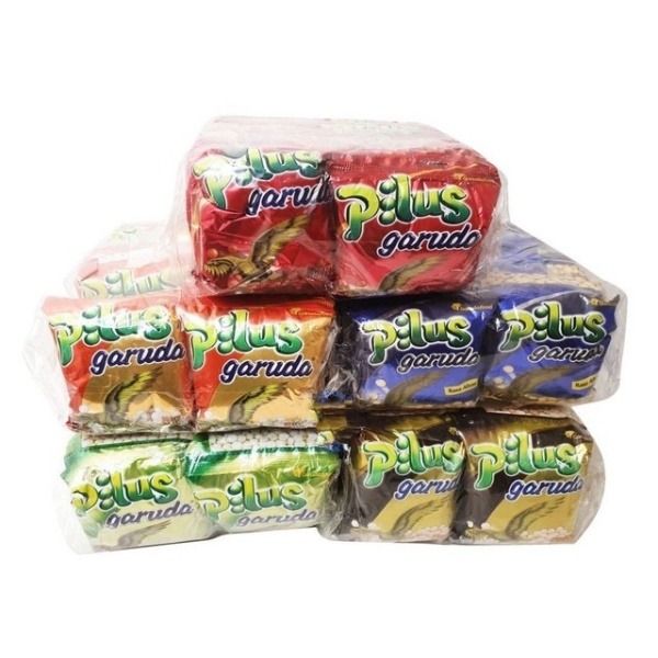 Kacang Pilus Garuda Renceng 10 bks x 7gr original pedas abon rumput ...