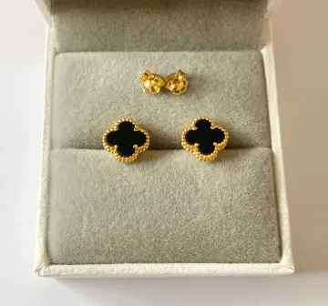 Vca black earrings store