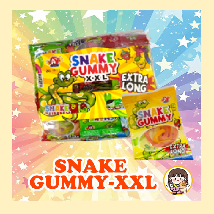 Snake Gummy XXL Extra Long Gummy 30pcs per pack | Lazada PH