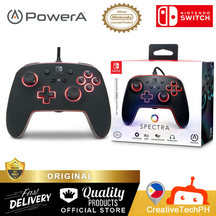 PowerA Spectra Enhanced Wired Controller for Nintendo Switch | Lazada PH
