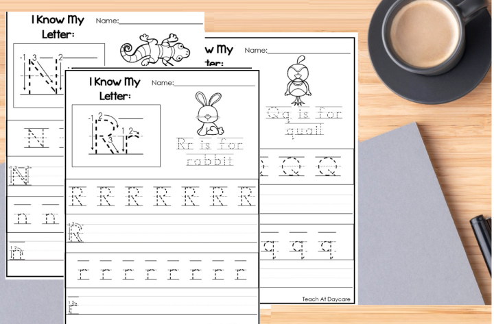 Mama Printable I Know My Letter Tracing Worksheets preschool ...