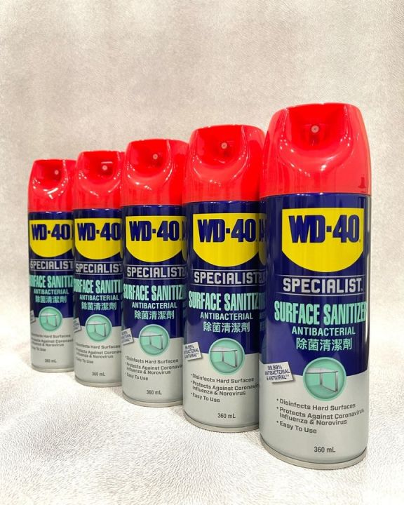 Wd40 xịt bề mặt cứng, diệt khuẩn bảo vệ gia đình toàn diện [350160/ ...