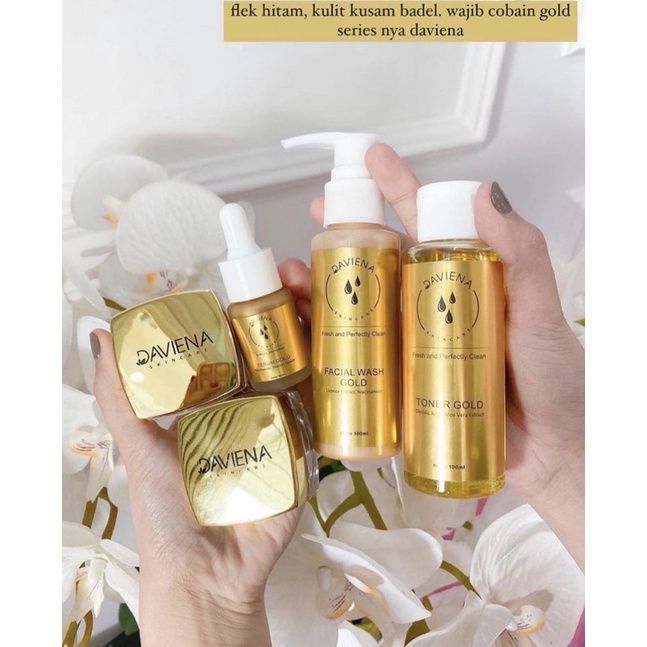 DAVIENA SKINCARE GOLD SERIES / ACNE SERIES | Lazada Indonesia