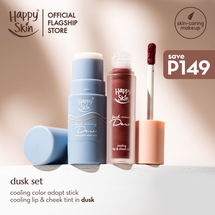 Happy Skin Dew Dusk Set (Adapt Stick + Cooling Tint only, no pouch ...