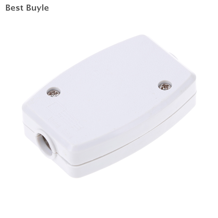 💖Best Buyle Inline Connector BOX 3 Terminal เข้าร่วมสาย FLEX 13A สายไฟ ...