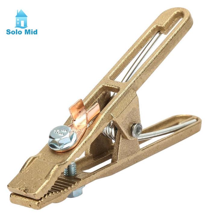 Copper Earth Ground Cable Clip Welding Manual Welder Electrode Holder ...