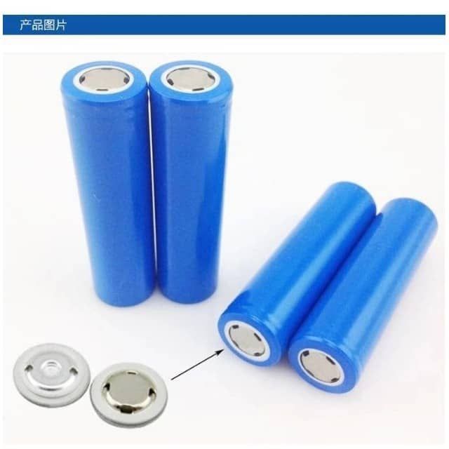 18650 Lithium battery 3.7V 600MAH Flat head (blue) | Lazada