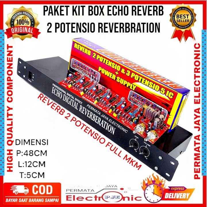 Paket kit Box + Kit ECHO Reverb 2 Potensio Reverbration | Lazada Indonesia
