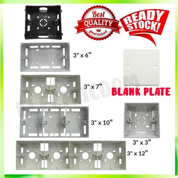 High Quality PVC surface type nut box/Electrical Use Switch box/conceal ...