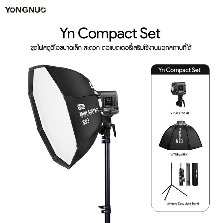 YN Compact Set ประกันศูนย์ไทย 1 ปี | Lazada.co.th
