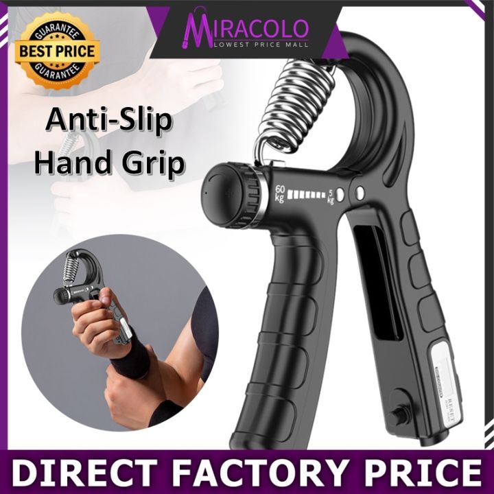 MIRA 5kg-60kg Adjustable Hand Grip Gripper Fitness Hand Exerciser Grip ...