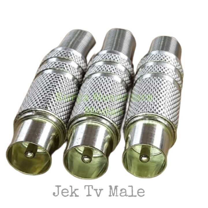 Jack Antena TV Besi Male Female / Jack Antena Tv Plastik / Jek tv ...