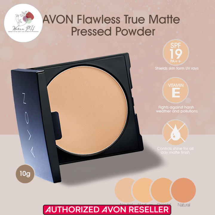 AVON Flawless True Matte - Pressed Powder - 10g - WomenPH | Lazada PH