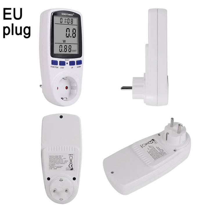 【New Arrival】 Plug in Power Meter Electricity Analyzer Monitor Socket ...
