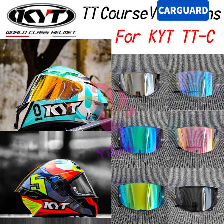 KYT TT Course Visor Lens Revo Lens FIt for KYT TT Course KYT Helmet ...