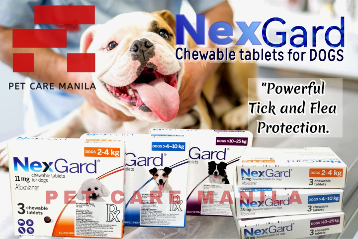 NEXGARD (sold per tablet or per box of 3 tablets w/ FREE sticker/s ...