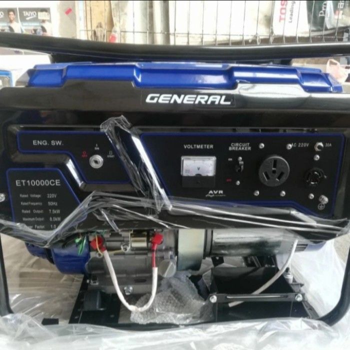 General Genset ET 10000 CE Mesin Generator Set Bensin ET10000CE 7500W ...