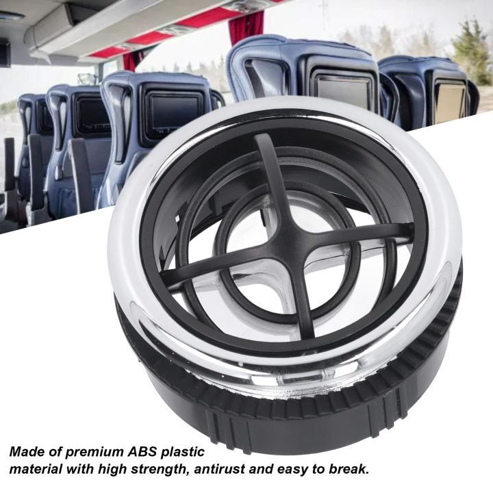 Round AC Vent Rust Proof Dash Air Louver for RVs for Cars for Buses ...