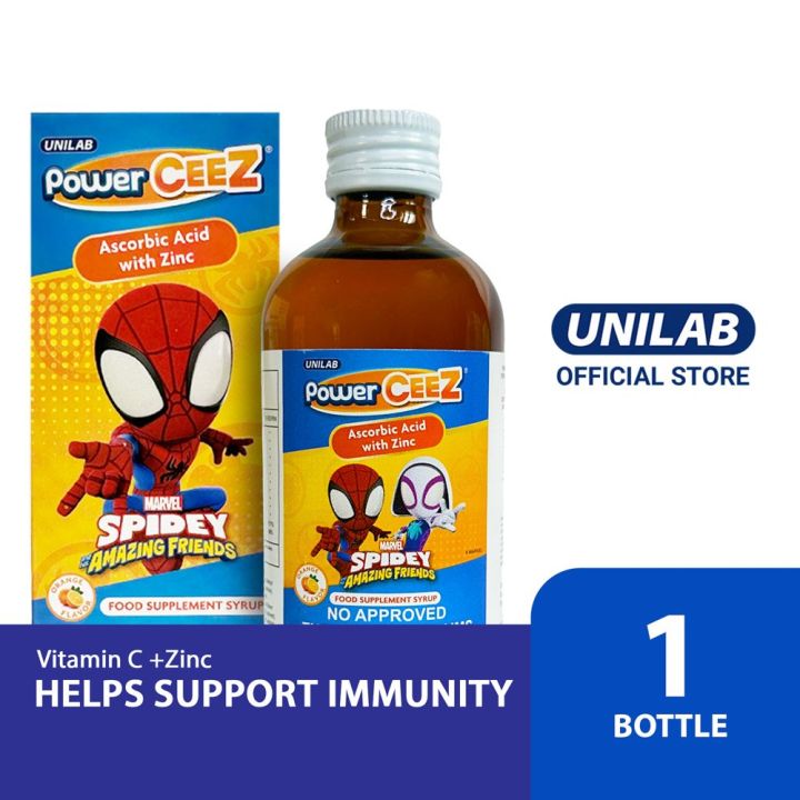 Powerceez Marvel Vitamin C + Zinc 120mL Syrup | Lazada PH