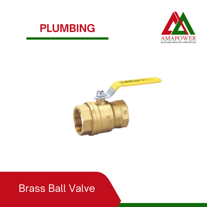 "KITZ" Brand, Brass Ball Valve, 150PSI, 600 wog, threaded type | Lazada PH