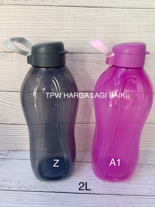 Tupperware Eco 2L Bottle With Handle / Botol / Bottol / Bottles / Bekas ...