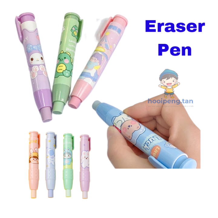 Eraser Pen Retractable Eraser Mechanical Eraser | Lazada