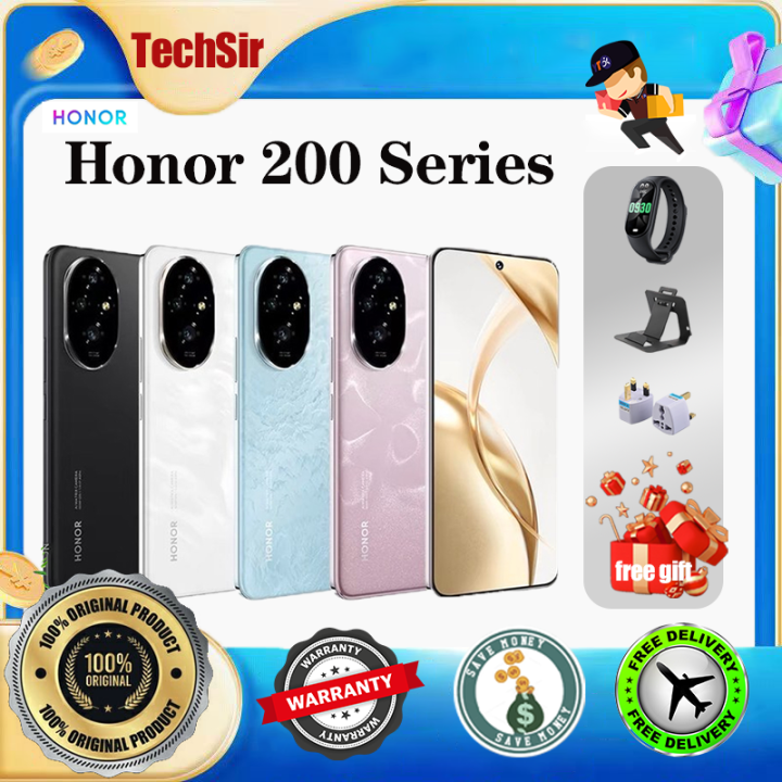 Honor 200 Pro /Honor 200 5G Smartphone Snapdragon 8s Gen 3 5200 mAh 6.78 inche 50 MP OIS Camera ...