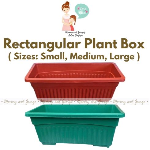 Rectangular Plant Box Plastic Pot | Plastic Pots for Plants | Plant ...