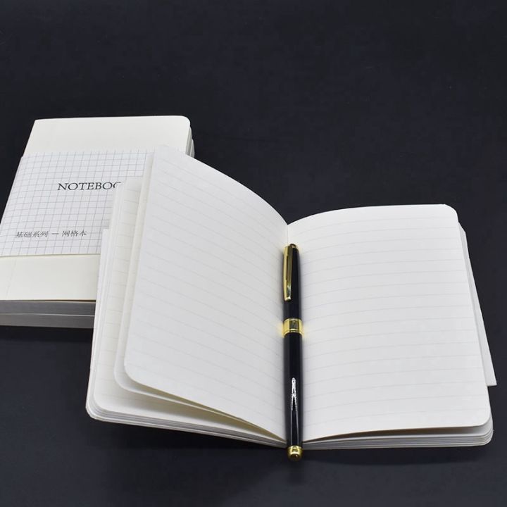 Standard journal lined/blank/square A6 Notebook hard paper cover, 160 ...