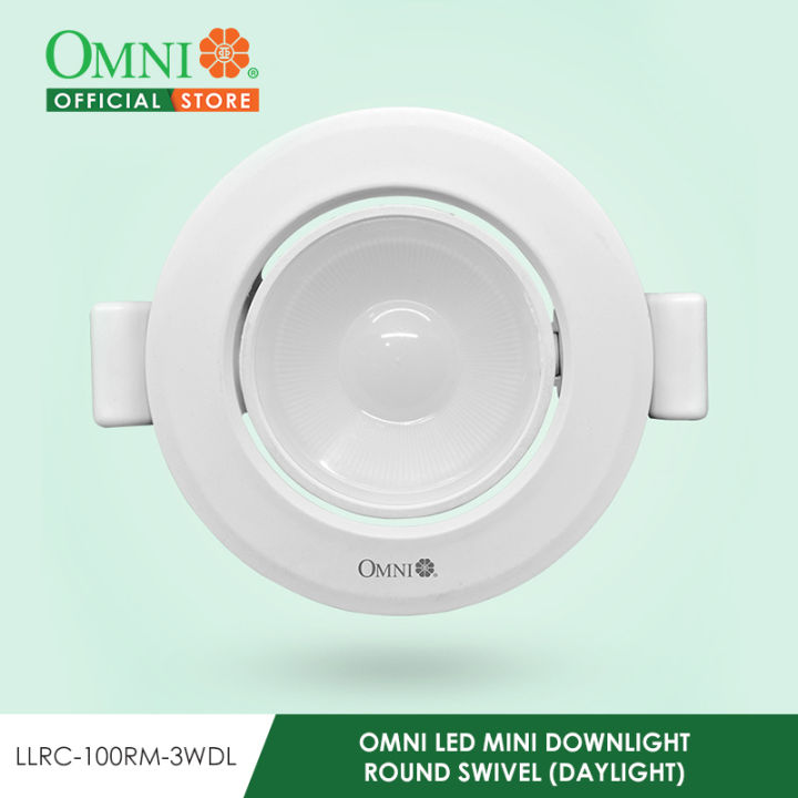 OMNI LED Mini Downlight Round Swivel - LLRC-100RM-3WDL | Lazada PH